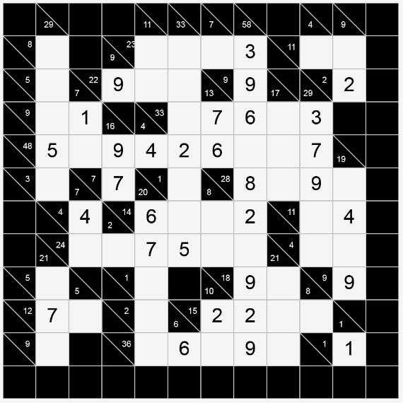 Kakuro Puzzle Maker | Generate & Print Free Kakuro Puzzles